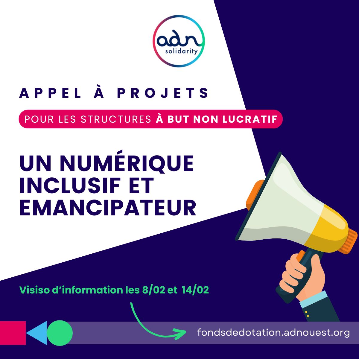 C'est parti pour l'appel à projets 2024 ! - Fonds de dotation ADN Ouest